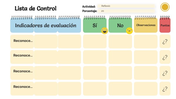 LISTA DE CONTROL