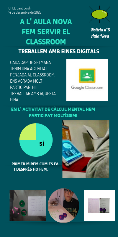 NOTÍCIA 5 CLASSROOM AULA NOVA