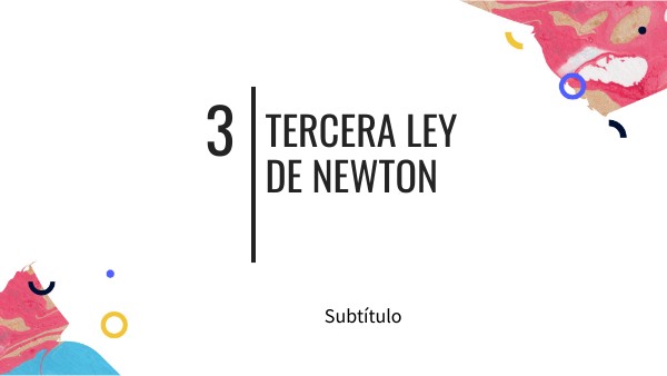 fisica 3ra ley