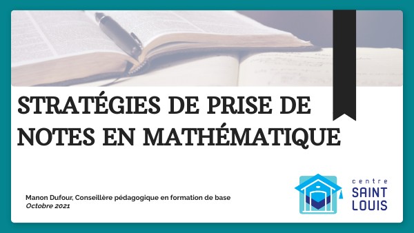 Stratégie de prise de notes | Genially