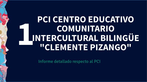 PCI Institucional | Genially
