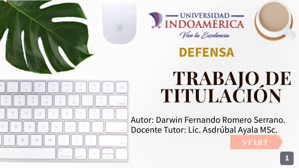 Trabajo de titulación | Genially