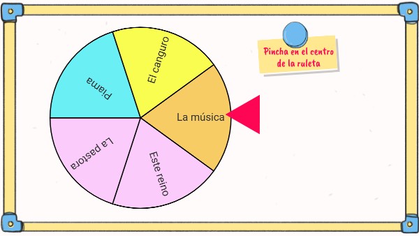 Ruleta-Canciones 2º | Genially