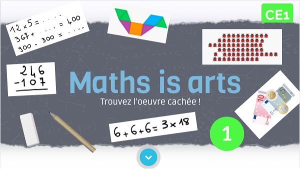Maths is arts ce1 lundi | Genially