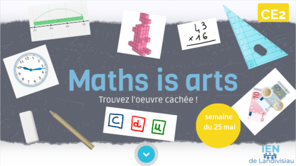 Maths is arts ce2 semaine du 25 mai | Genially