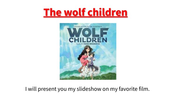 The children wolf | Genially