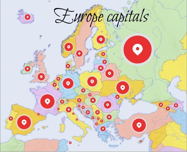 Europe capitals