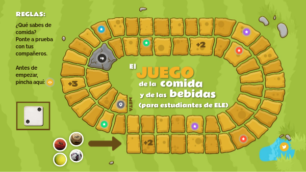 El juego de la comida y de las bebidas (A1-A2) | Genially