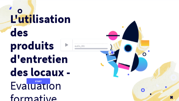 Evaluation formative - les produits d'entretien des locaux. | Genially