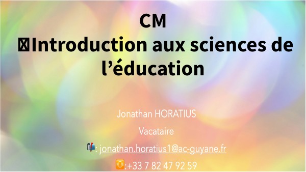 Cm Général Genially