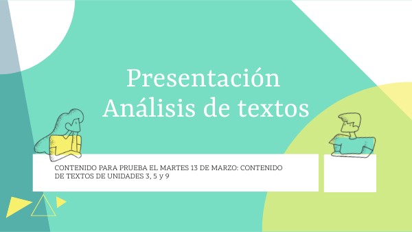 Análisis de textos | Genially