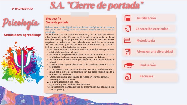 S.A. "Cierre de portada"" | Genially