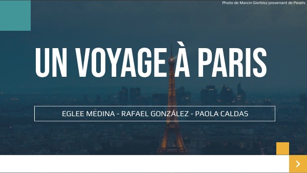 Un voyage à Paris | Genially