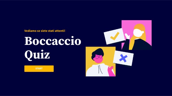 Decameron QUIZ | Genially