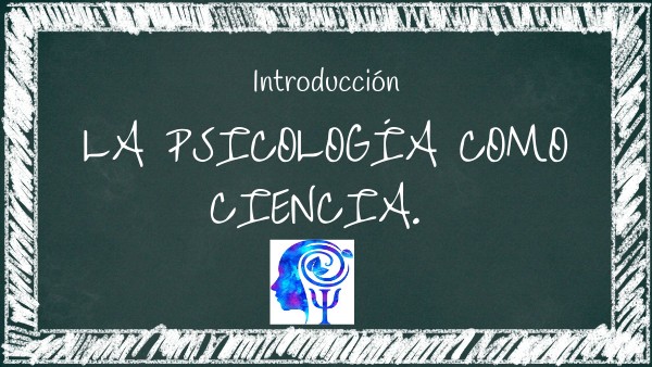 Psicología como ciencia