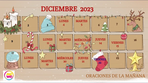ORACIONES DICIEMBRE 2023 | Genially