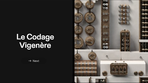 Le codage Vigenère | Genially