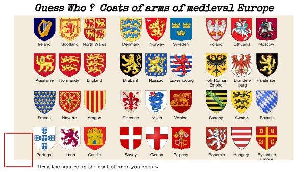 Guess Who 2nde coats of arms | Genially