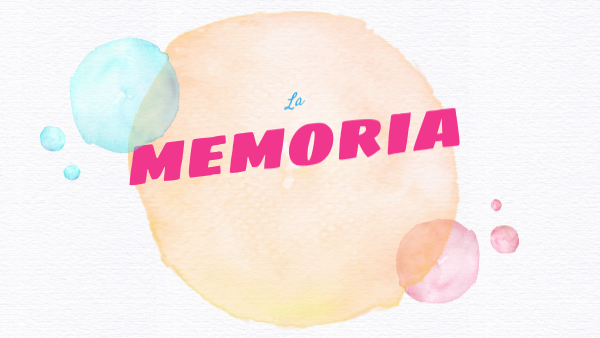 memoria | Genially
