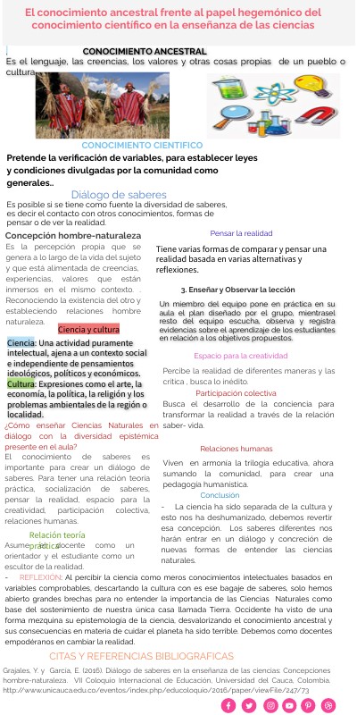 EL CONOCIMIENTO ANCESTRAL