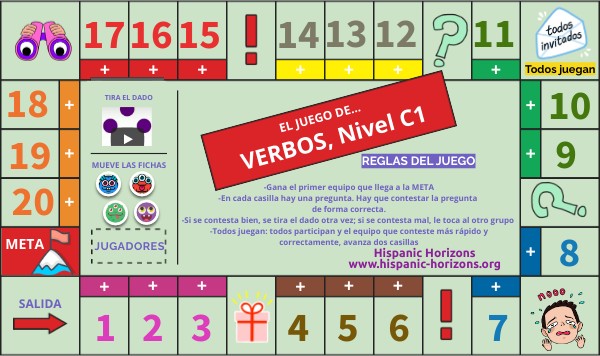 C1. Juego de verbos y colocaciones | Genially