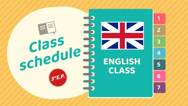 TFM - ENGLISH AGENDA 3º PRIMARIA