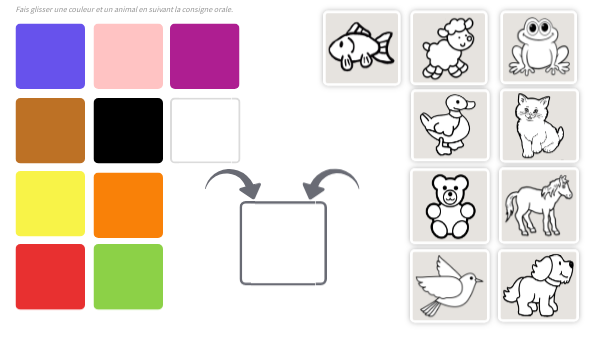 Brown bear - Combine couleurs et animaux | Genially