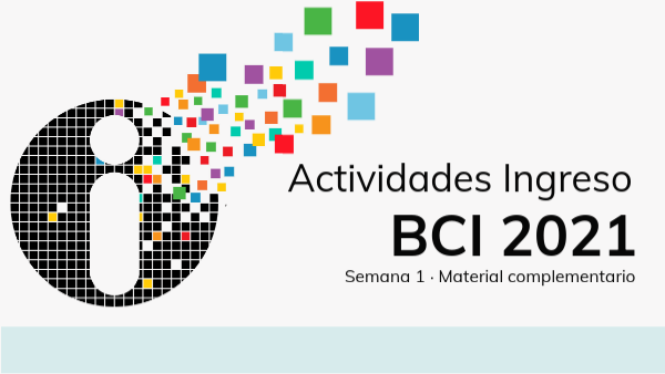 BCI 2021 - Material complementario