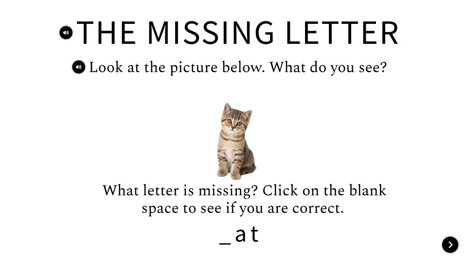 The Missing Letter | Genially