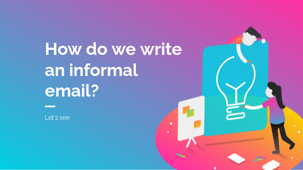 How do we write an email? | Genially