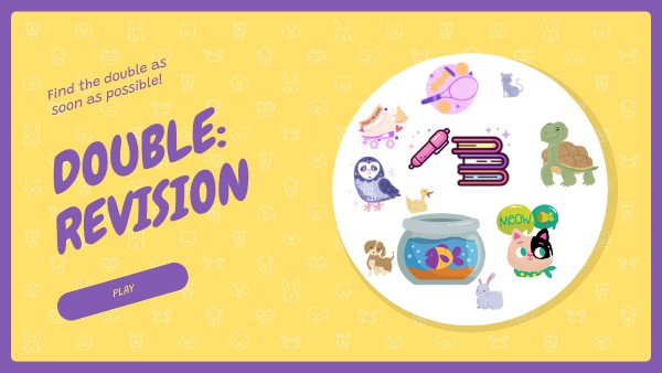 DOUBLE REVISION GAME | Genially