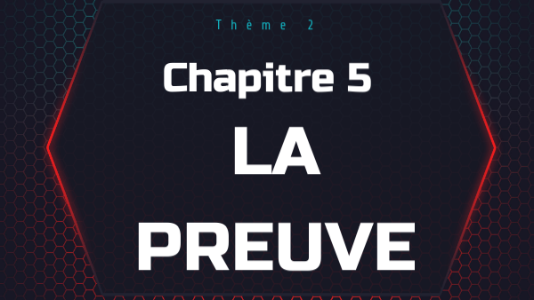 Chap 5 : La preuve | Genially