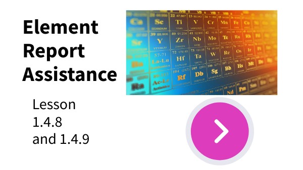 Element Report Assistance