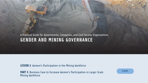 2024 - EN - Lesson 2 Part 3 Gender and Mining | Genially