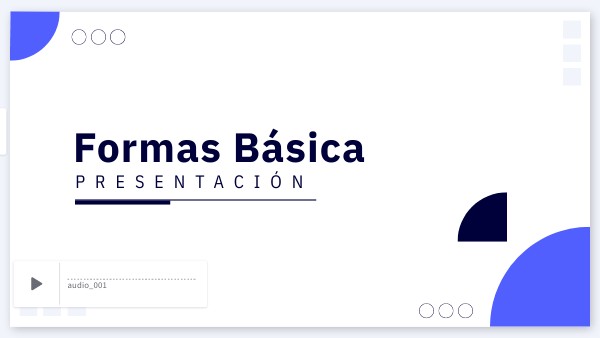 PRESENTACIÓN FORMAS BÁSICA