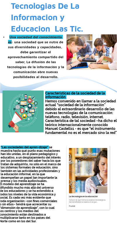 Las Tic - infografia | Genially