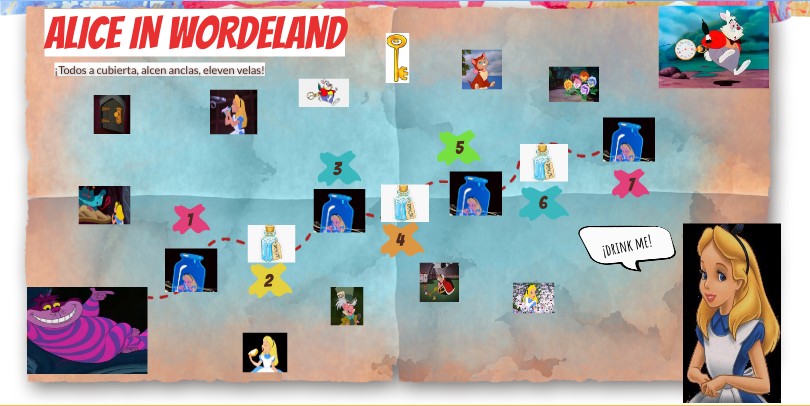MAPA ALICE IN WONDERLAND | Genially