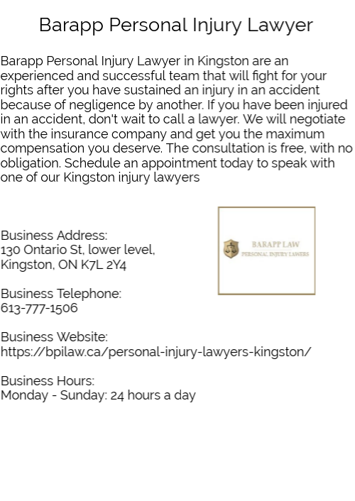 Barapp Personal Injury Lawyer | Genially