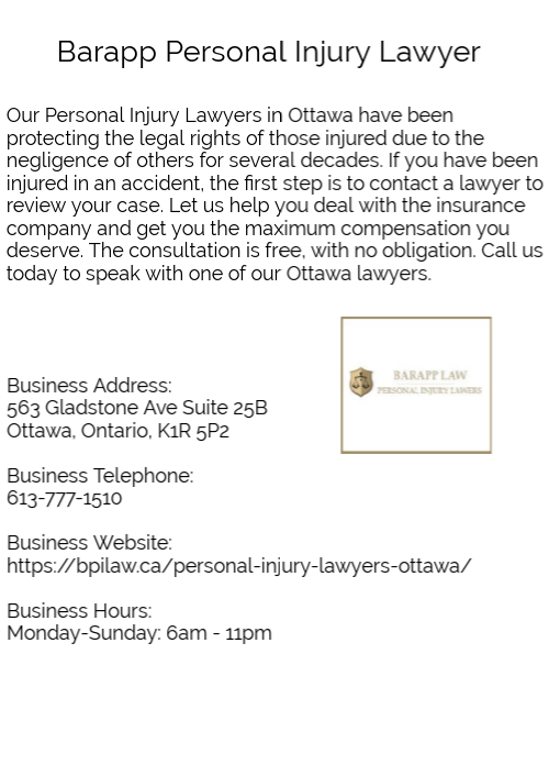 Barapp Personal Injury Lawyer