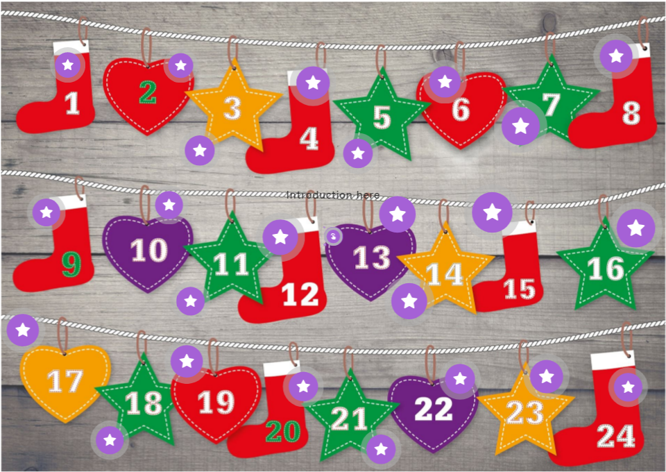 English Advent Calendar | Genially