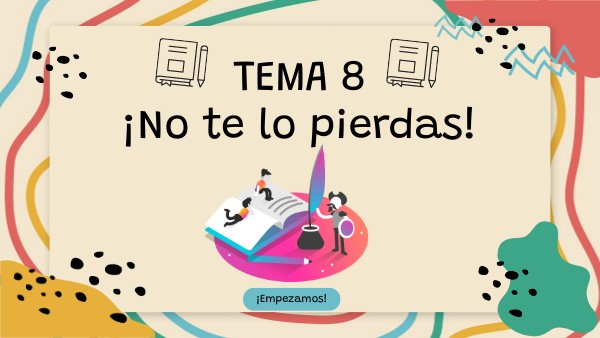 Tema 8: lengua (1º)