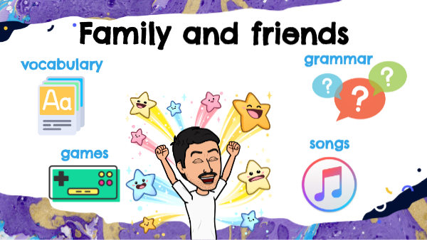 FAMILY AND FRIENDS 1º | Genially