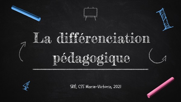 Version Clé en main - Différenciation pédagogique | Genially