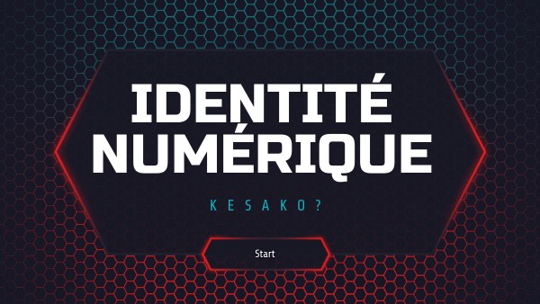 Identité numérique | Genially