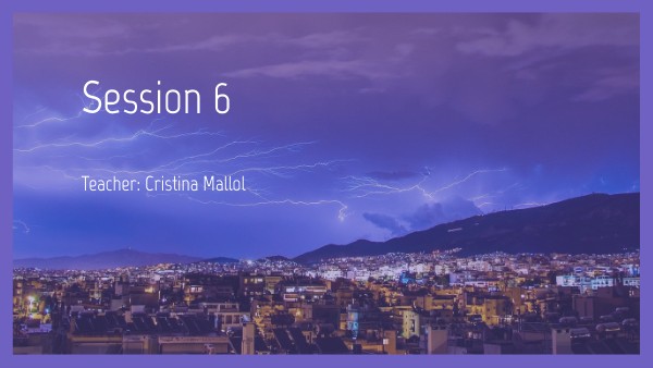 Oral workshop session6