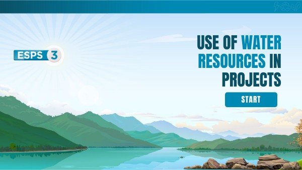 Use of water resources in projects