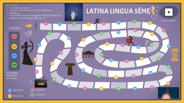 Jeu 5è latin | Genially