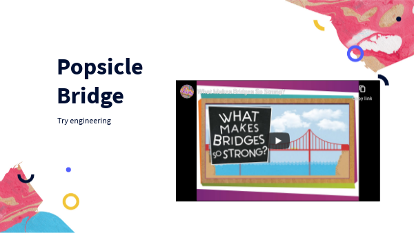 Popsicle bridge | Genially