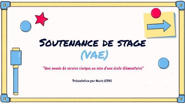 Soutenance de stage | Genially