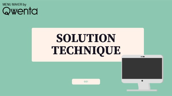 SOLUTION TECHNIQUE